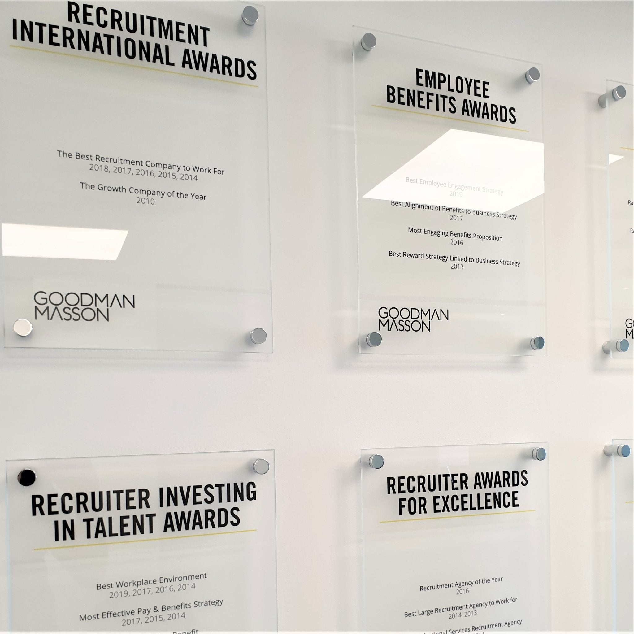 Goodman Masson - London - Glass Signs – Clearview Graphics